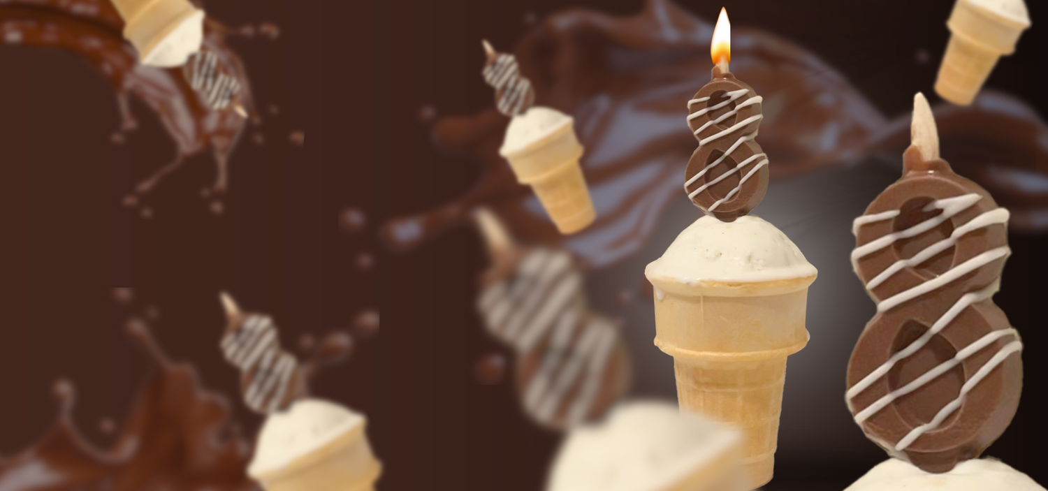 YUM-WICK®: The World's 1st Completely Edible Chocolate Party Candles